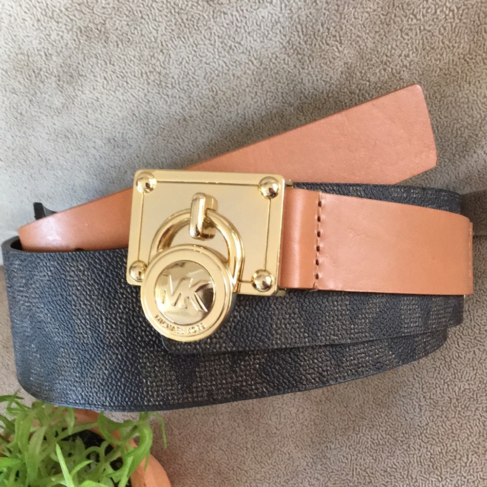 Michael Kors Hamilton Lock Belt - Gem